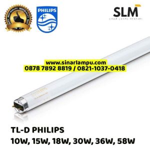 Lampu TL-D Philips 10W, 15W, 18W, 30W, 36W, 58W