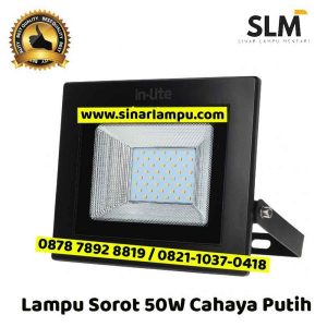 Lampu sorot Inlite 50W IP 65 - Sinar Lampu Mentari