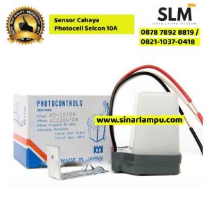 Sensor Cahaya Photocell Selcon 10A - Sinar Lampu Mentari