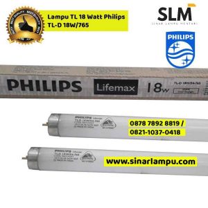 Lampu TL 18 Watt Philips TL-D 18W/765 - Sinar Lampu Mentari