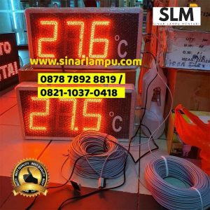 Display Temperatur Suhu 3 Digit 15 CM - Sinar Lampu Mentari
