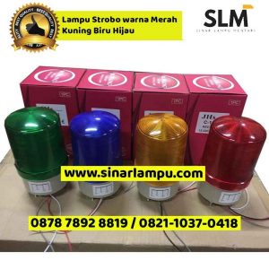 Lampu Strobo Warna Merah Kuning Biru Hijau - Sinar Lampu Mentari