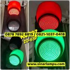 Lampu Warning Light Merah Hijau Diameter 20cm - Sinar Lampu Mentari